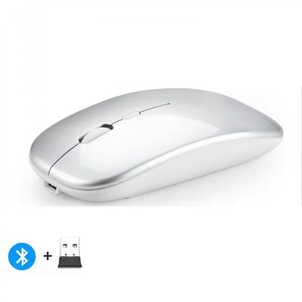 2025New Rechargeable Wireless Mouse Bluetooth-compatible 2.4GHz Dual ...