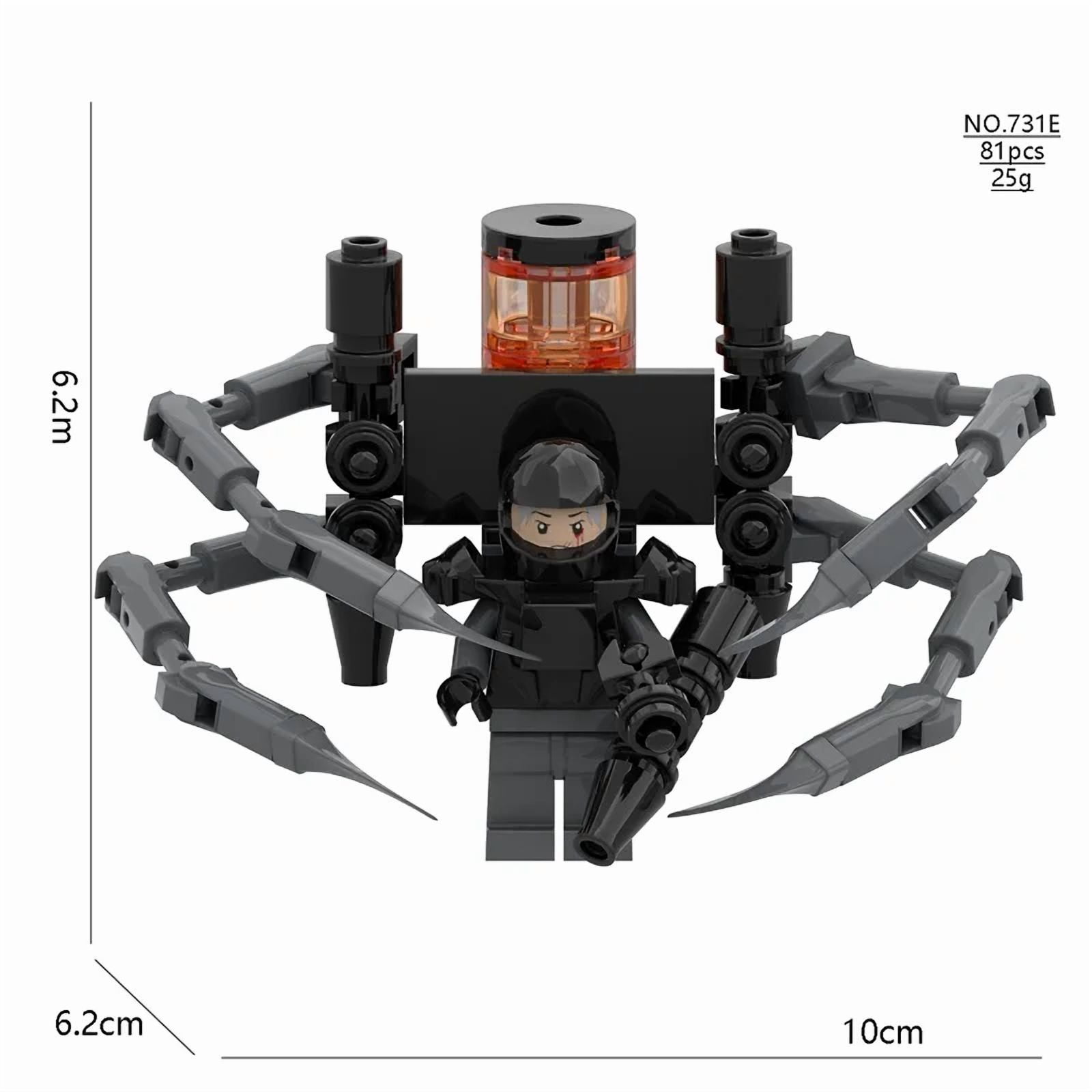 2025New Skibidi Toilet Man Anime Cartoon Bricks Dolls Cameraman ...