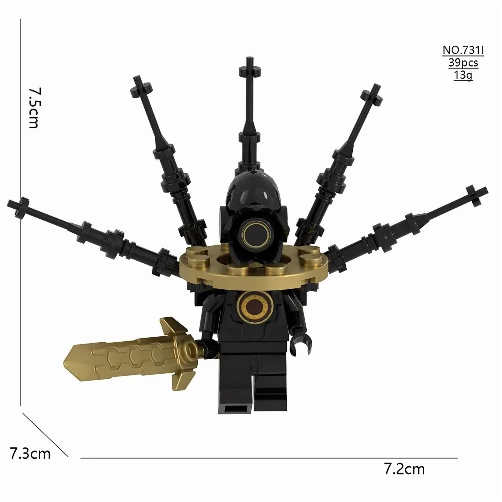 2025New Skibidi Toilet Man Anime Cartoon Bricks Dolls Cameraman ...
