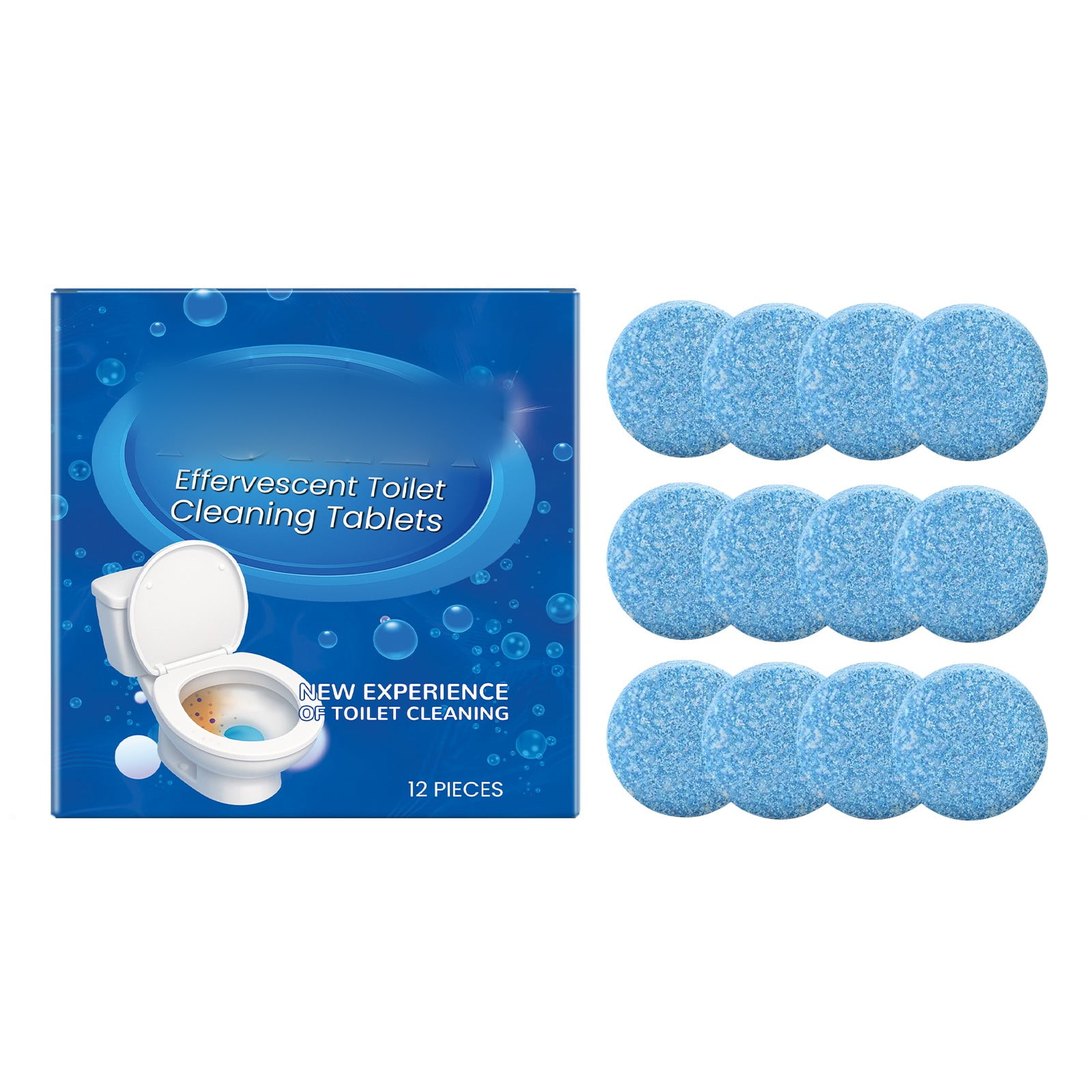 2025Toilet Bowl Cleaner Tablets 12 PACK,Automatic Cleaners with Bleach ...