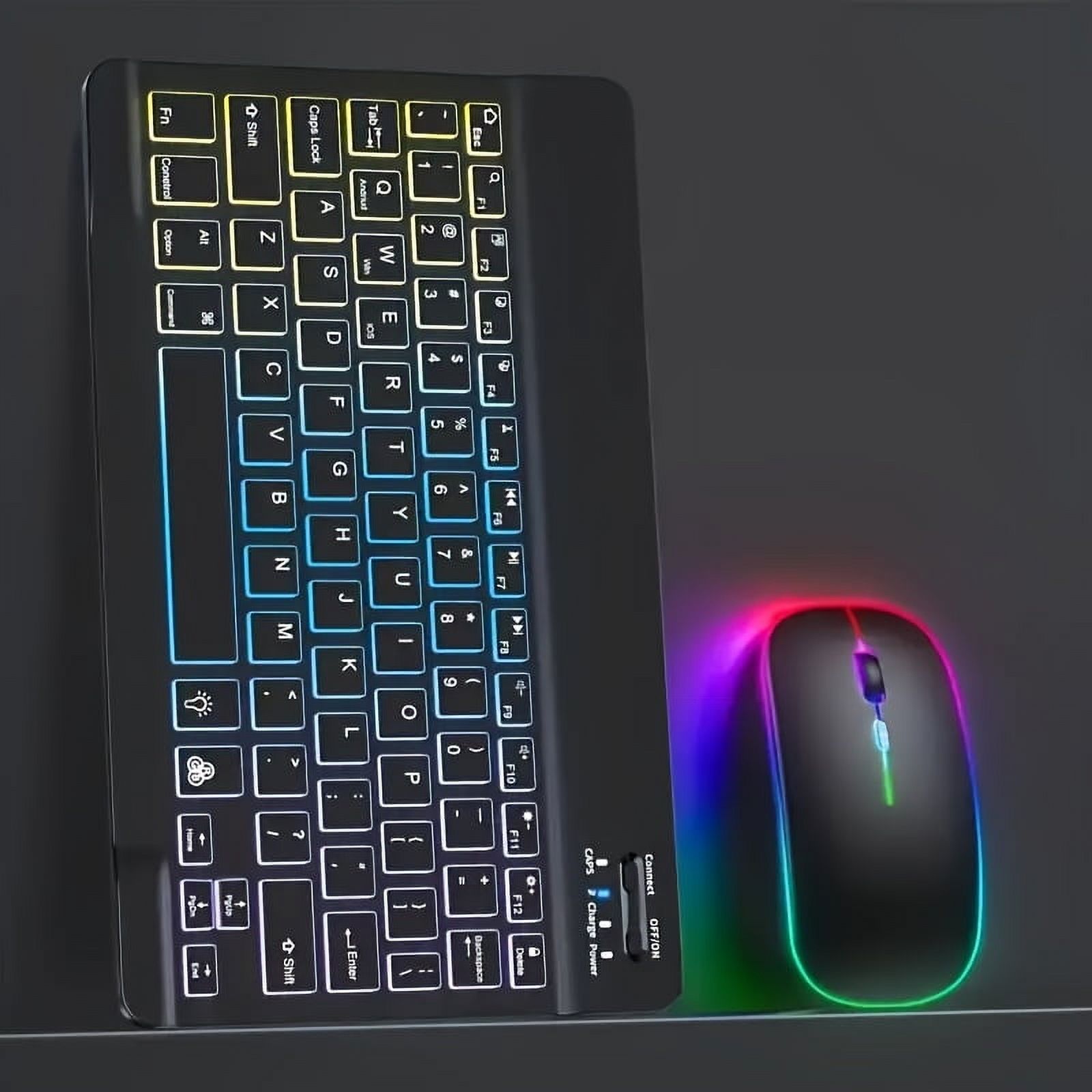 2025Updated Ultra-thin Multi-color Optical Keyboard And Mouse Set ...