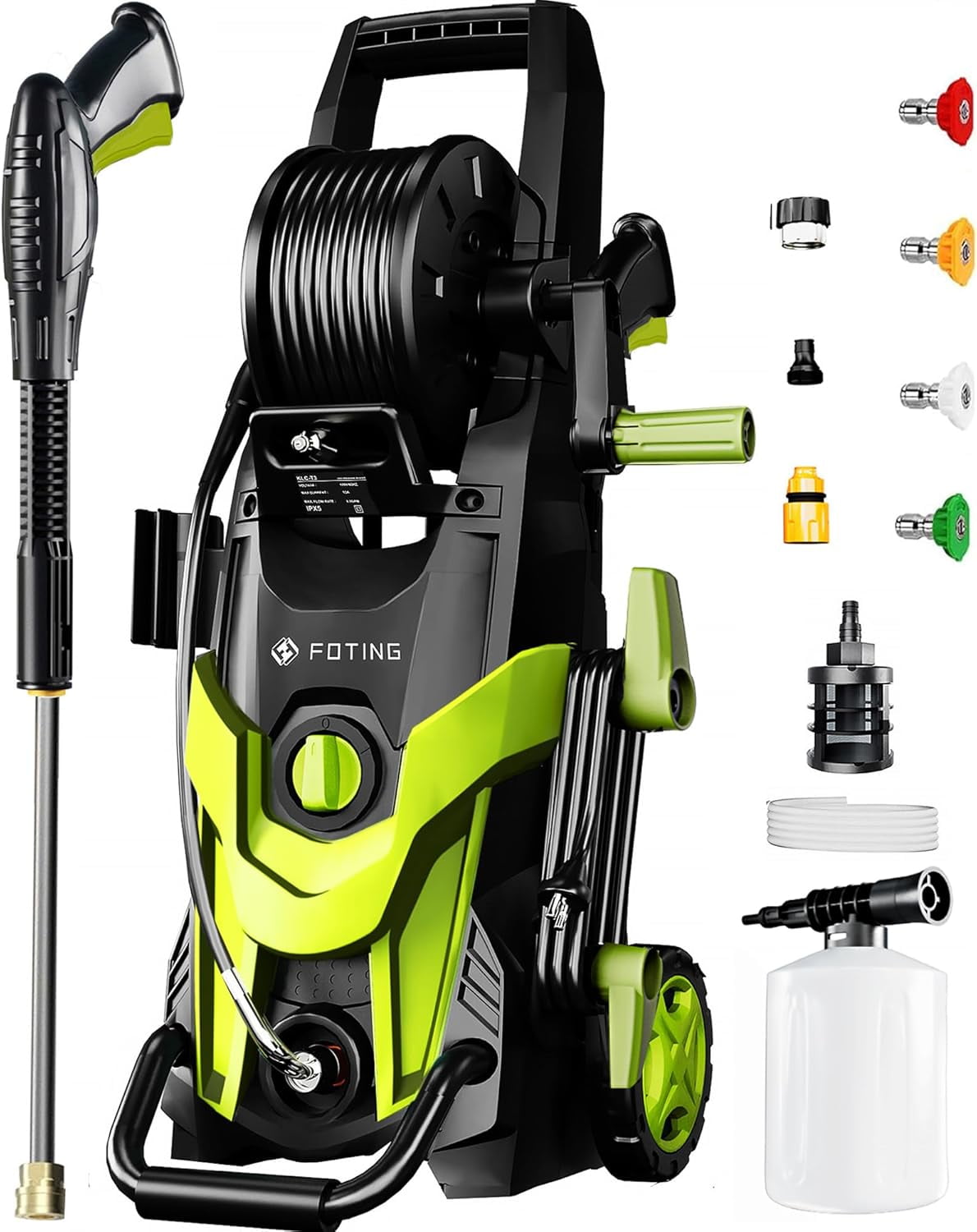 2025Upgraded Electric Pressure Washer, 4500 PSI 3.2 GPM Power Washer ...