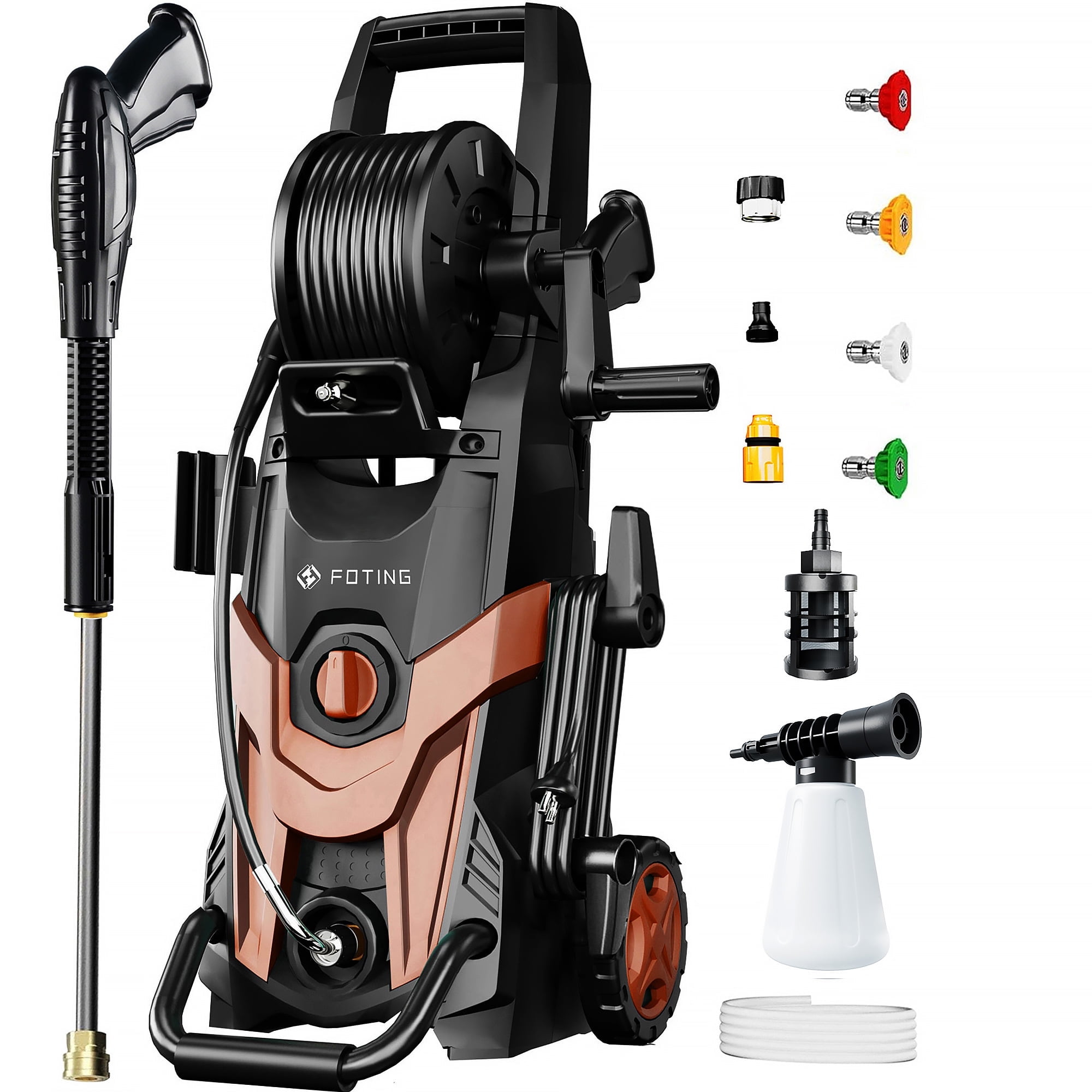 2025Upgraded Electric Pressure Washer, 4500 PSI 3.2 GPM Power Washer ...