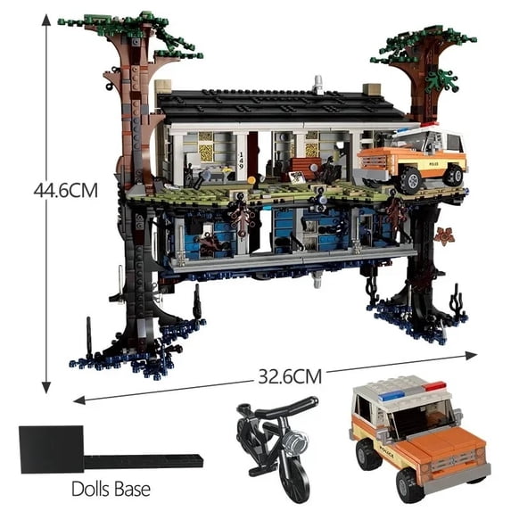 2025new 2499Pcs The Upside Down Building Blocks Model Brick Kit ...