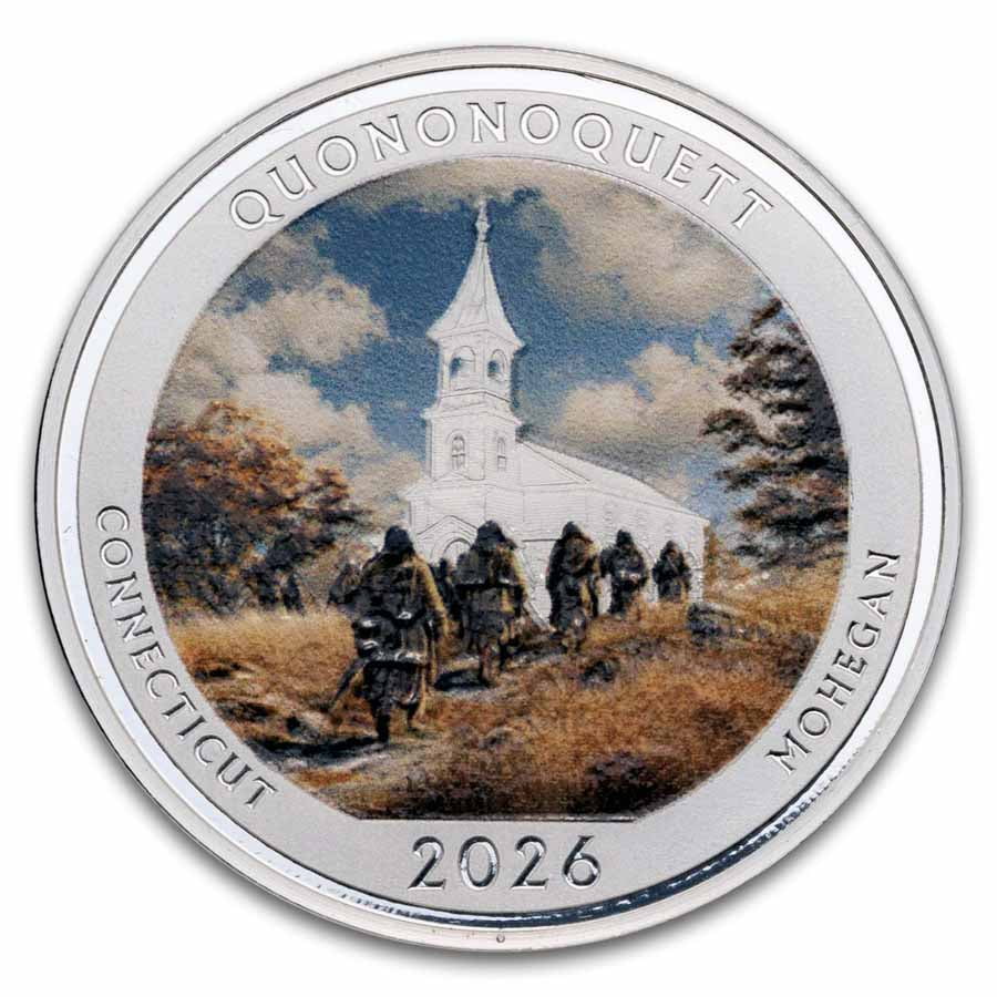 2026 1 oz Ag NATB Connecticut Weir Farm Mohegan Tribe (Color) - Walmart.com