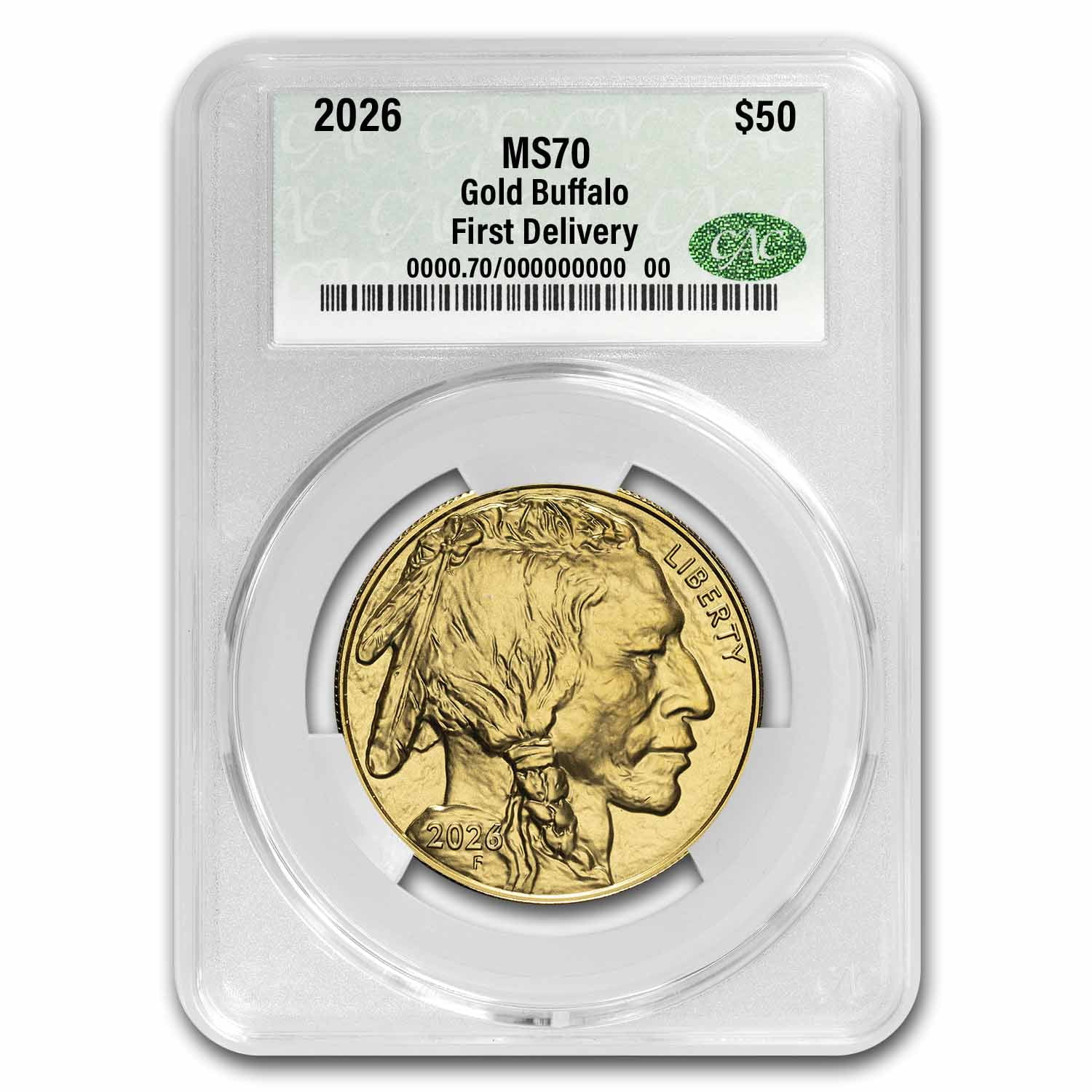 2026 1 oz Gold Buffalo MS-70 CAC (First Delivery) - Walmart.com
