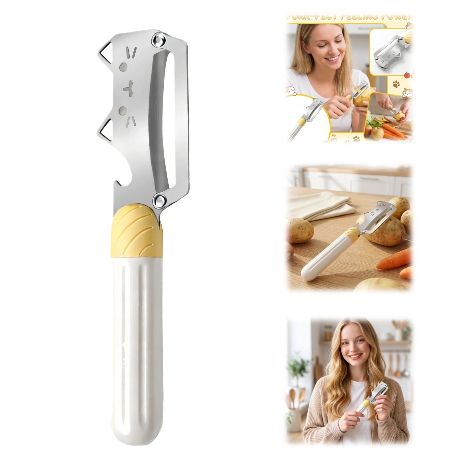 2026 2-in-1 Stainless Steel Peeler – Multi-Functional Vegetable & Fruit ...