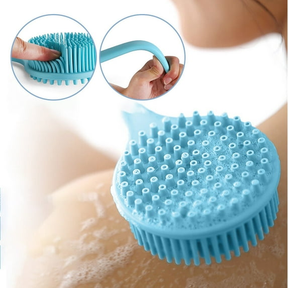 2026 2026 Shower Brush with Soft & Stiff Bristles, Bath Long Handle ...