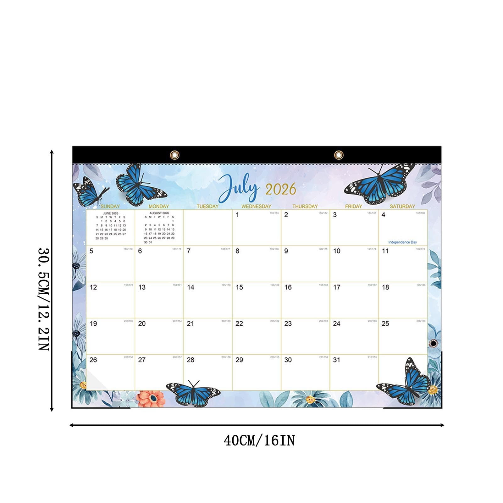 2026-2027 Calendar, 18 Month Wall Calendar Jan 2026-Jun 2027, Monthly ...