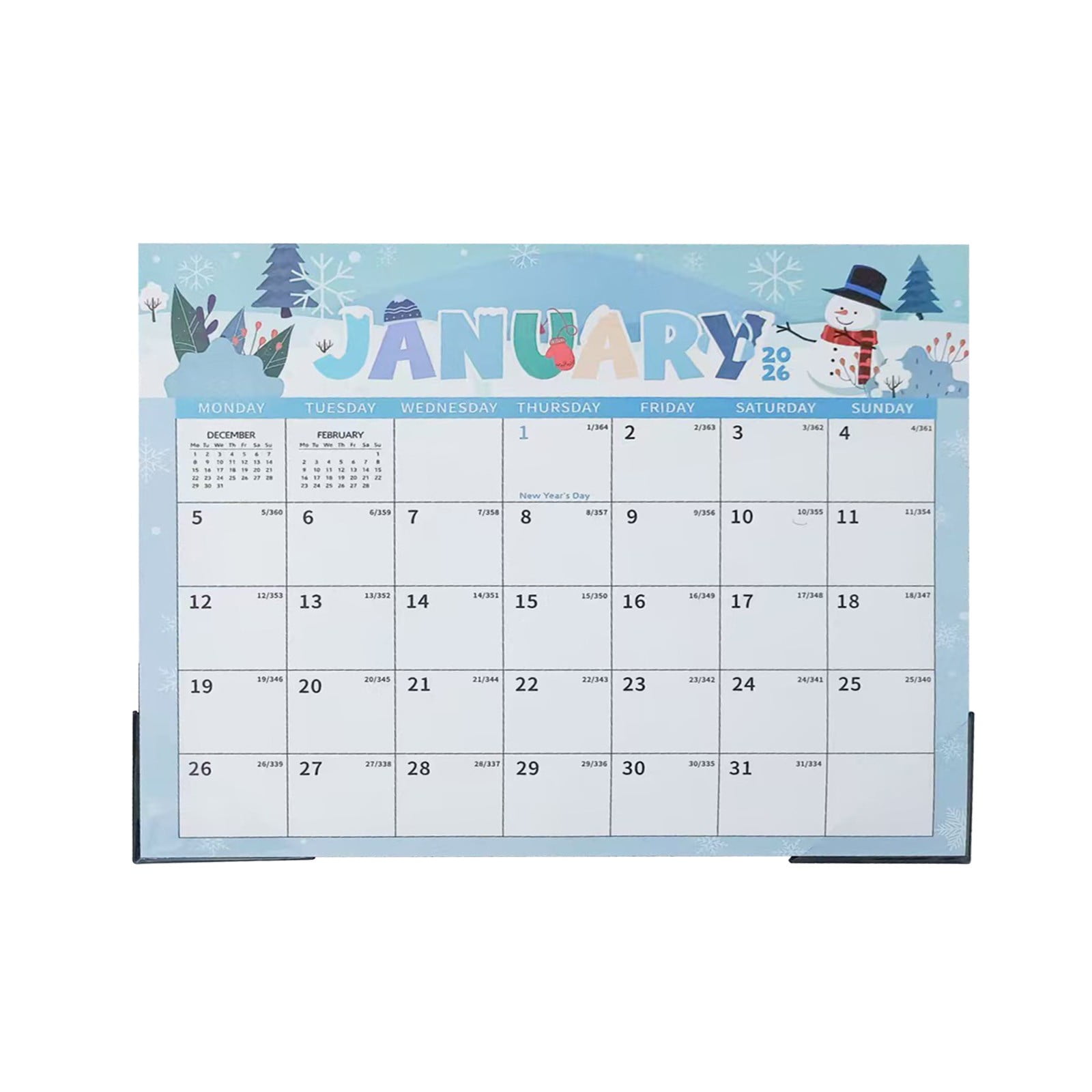 2026-2027 Magnetic Fridge Calendar From January 2026 To Junes 2027for ...