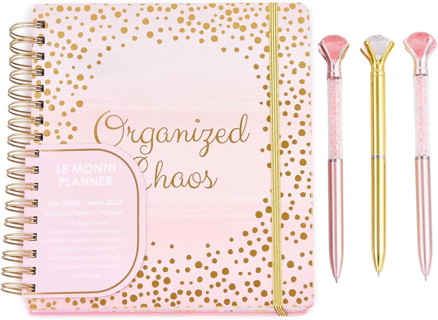 Votum 18 Month Hard Cover Planners/Calendars 10" x 10", January 2026 ...