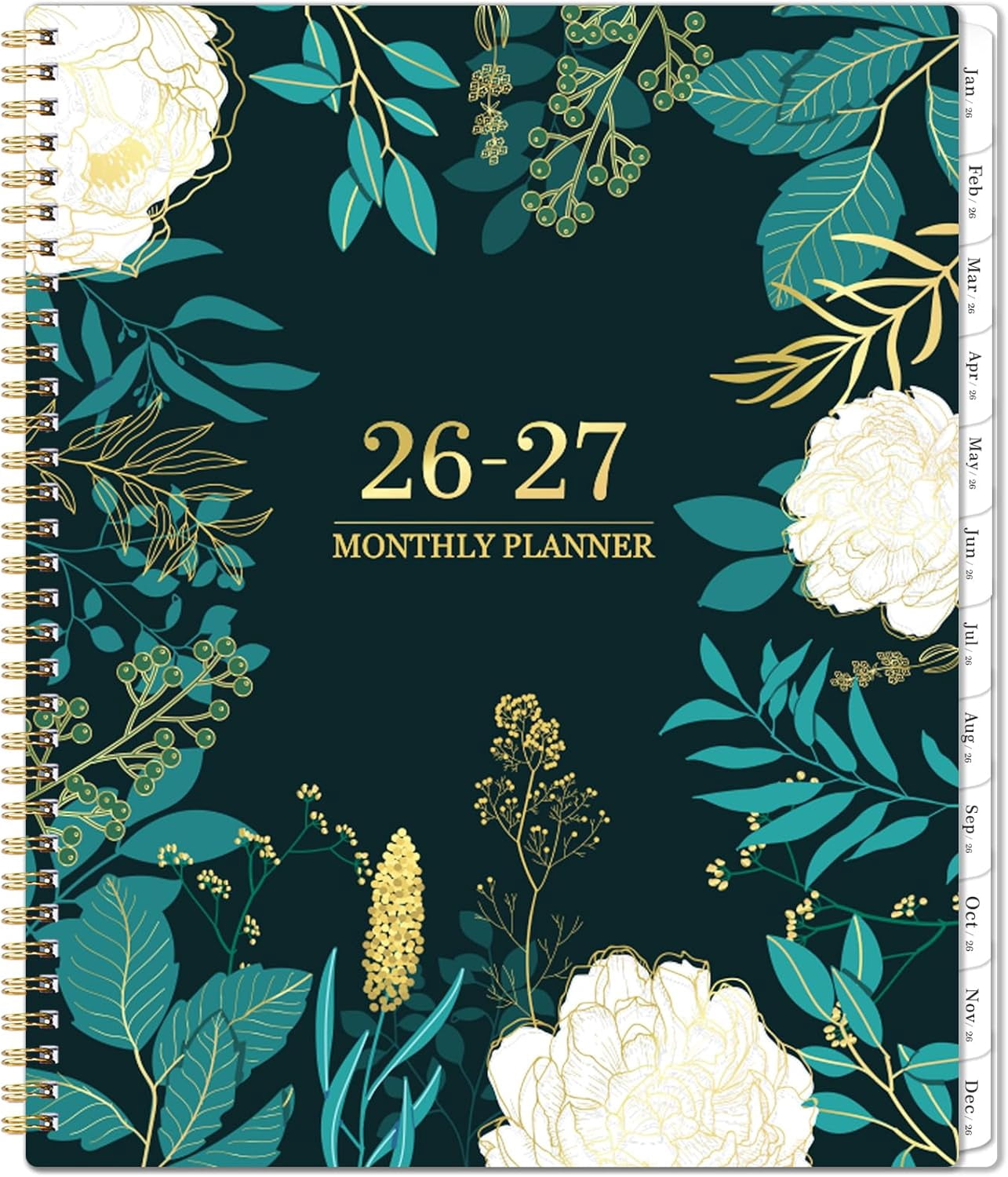 Monthly Planner - Two-year term (January 2026 to December 2027), 11 ...