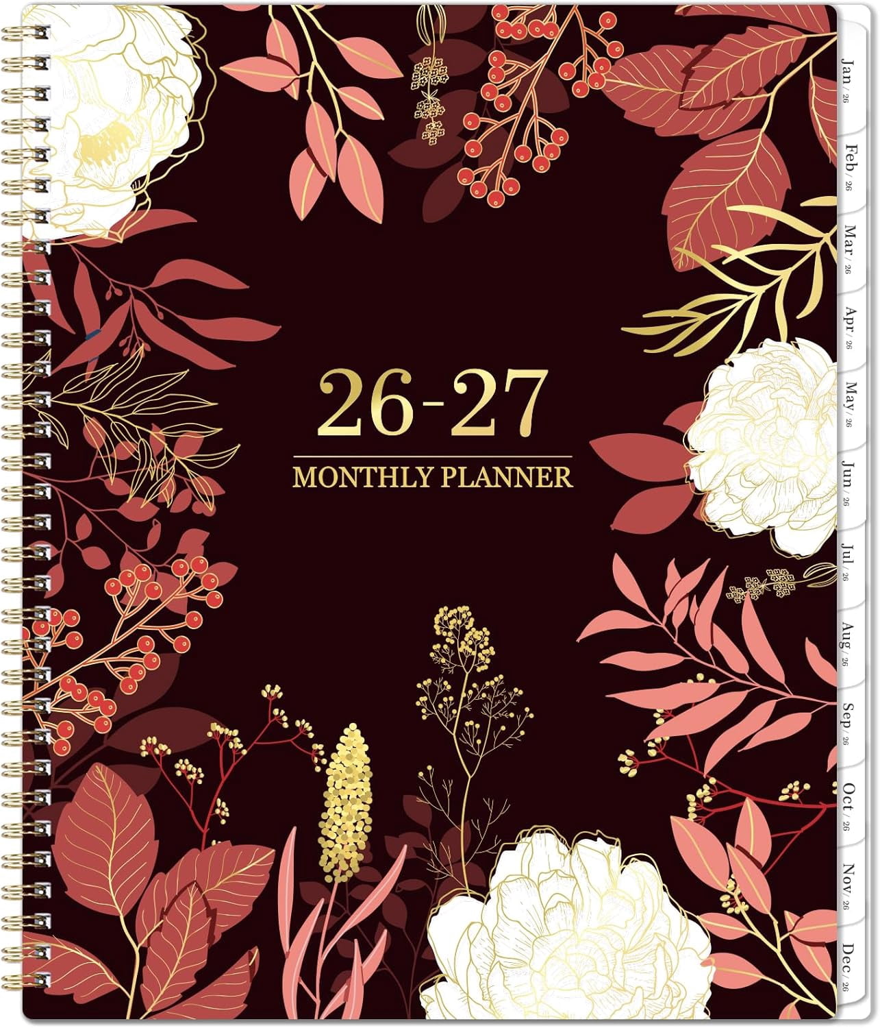 Monthly Planner - Two-year term (January 2026 to December 2027), 11 ...