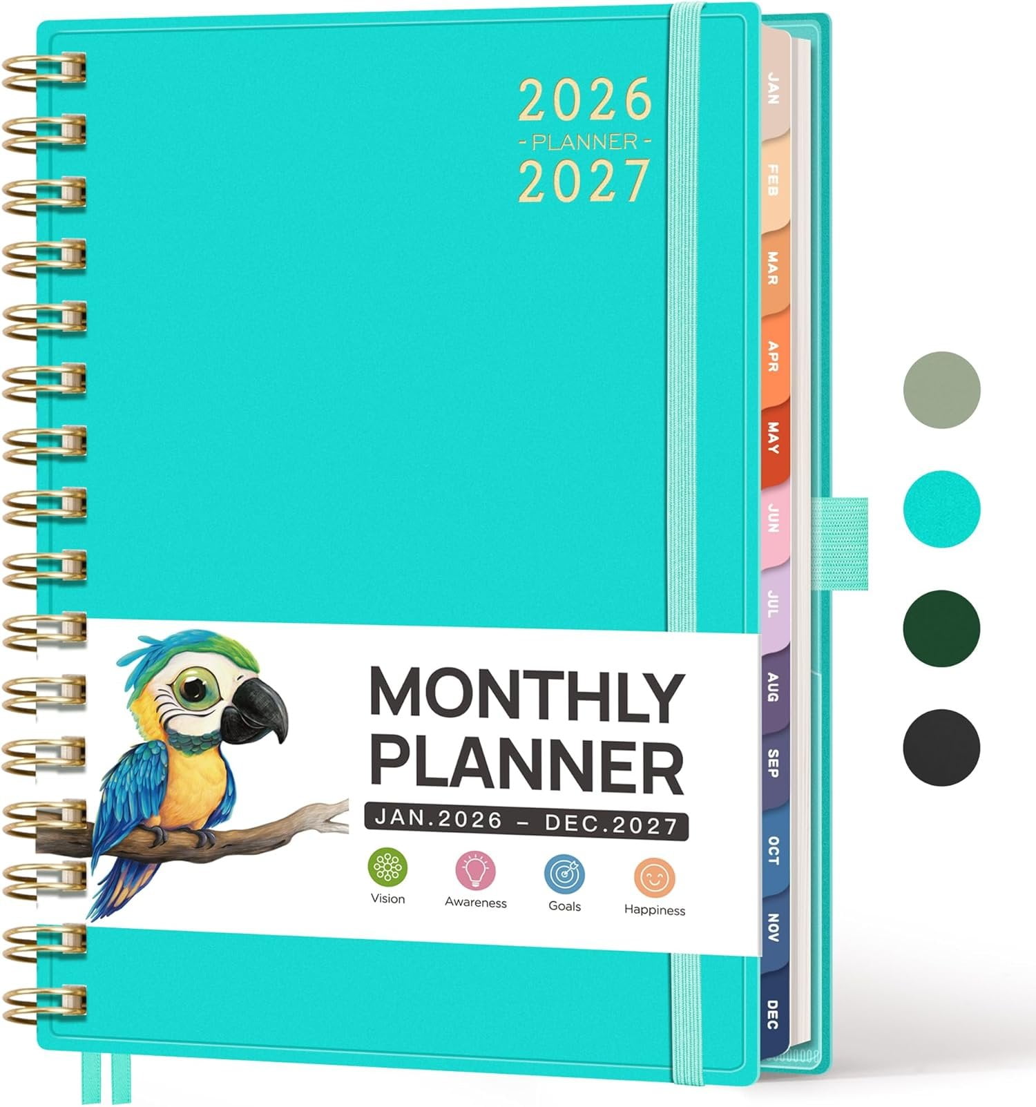 2026-2027 Monthly Planner, Jan 2026 - Dec 2027, Medium Size (5.7" .3 ...