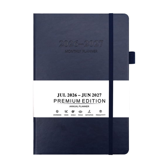 2026-2027 Monthly Planner Notebook A5 Chinese and English Schedule ...
