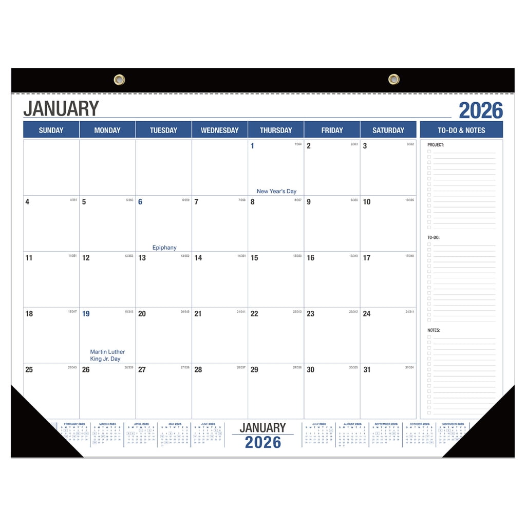 2026-2027 Wall Calendar Planner 18 Month Calendar Runs from Jan 2026 ...