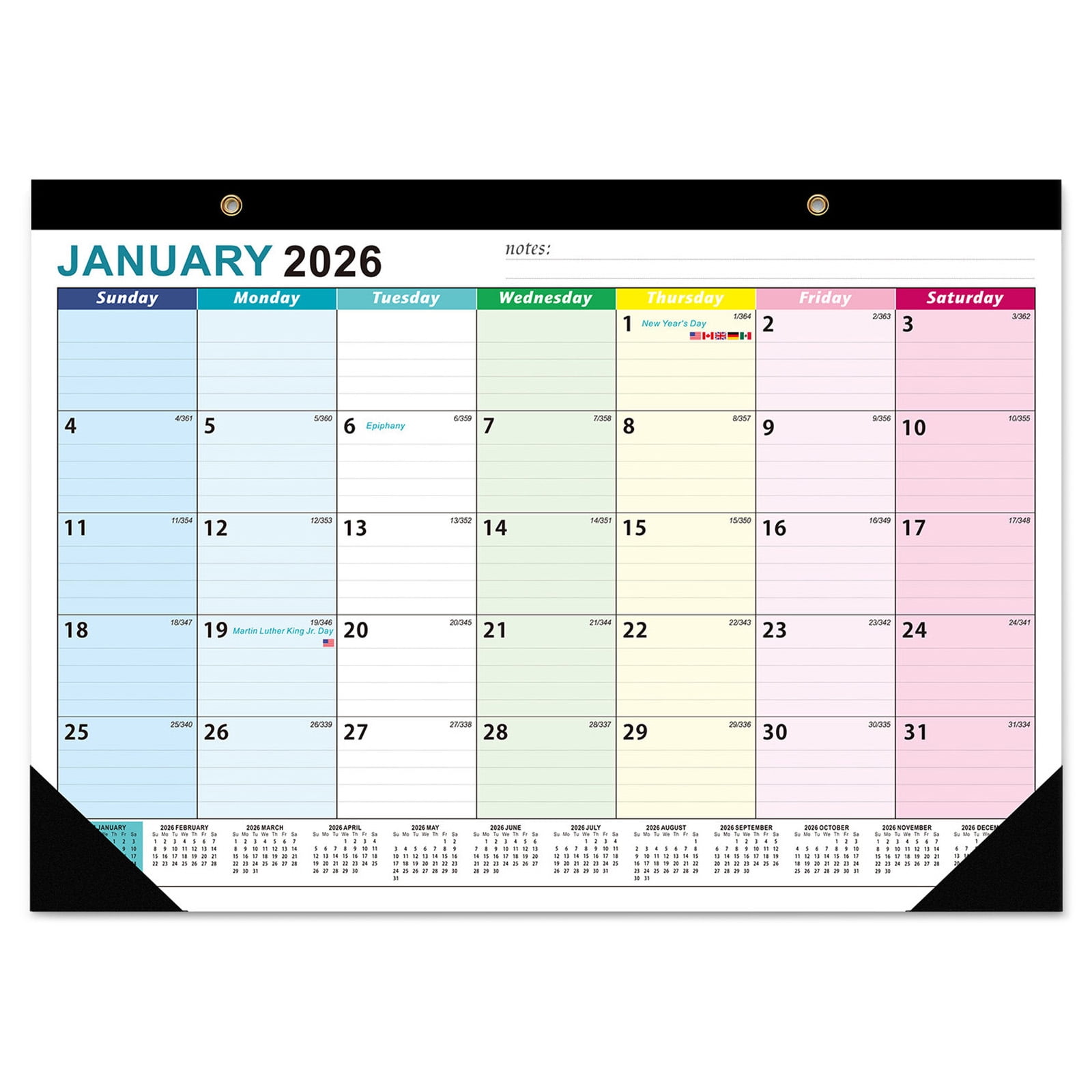 2026-2027 Wall Calendar Planner Office Hanging Monthly Calendar Planner ...