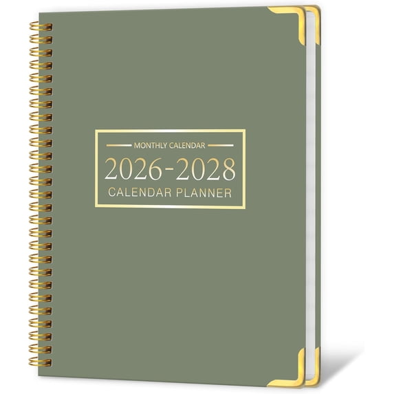 2026-2028 Monthly Planner - 3 Year Monthly Planner 2026-2028, Jan. 2026 ...