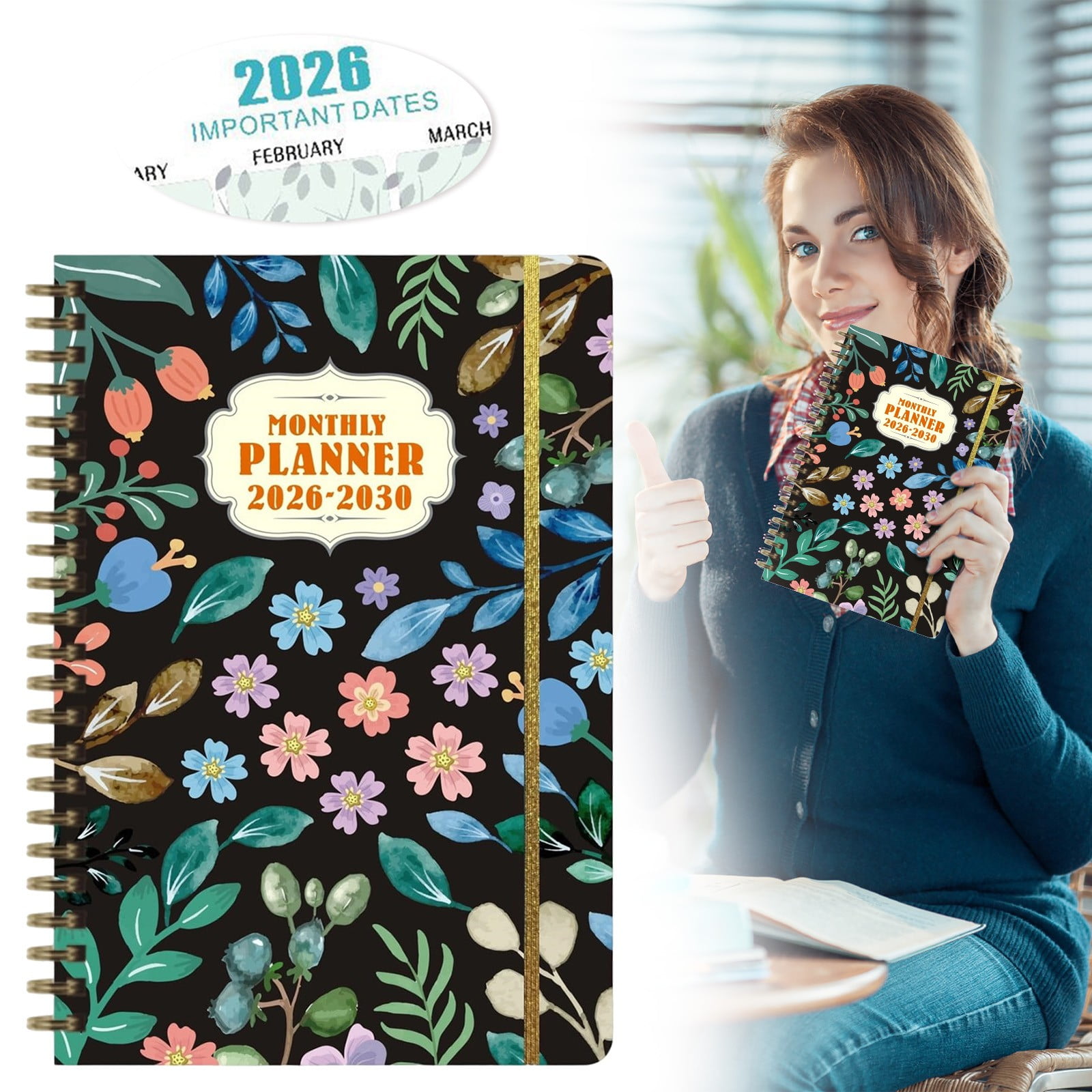 2026-2030 Monthly Planner - 5 Years Monthly Planner with Calendar from ...