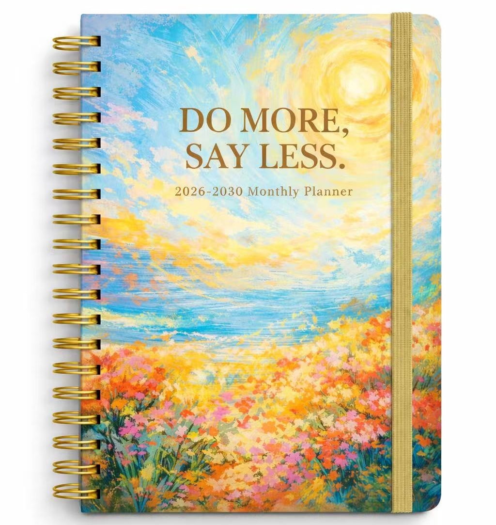 2026-2030 Monthly Planner (Jan 2026–Dec 2030), A5 5-Year Spiral Bound ...