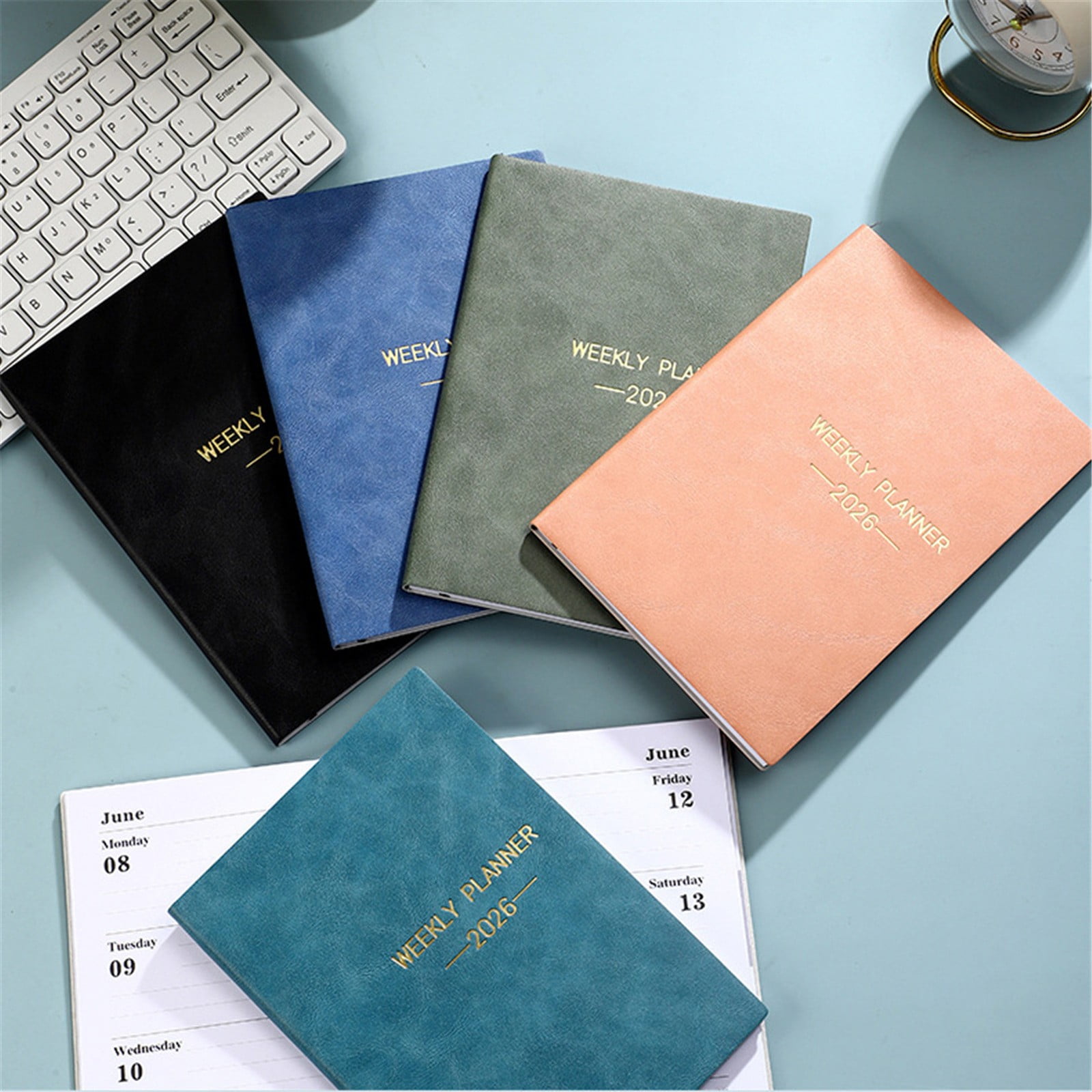 2026 A5 Daily Weekly Planner, Hardcover Spiral Bound Notebook, Portable ...