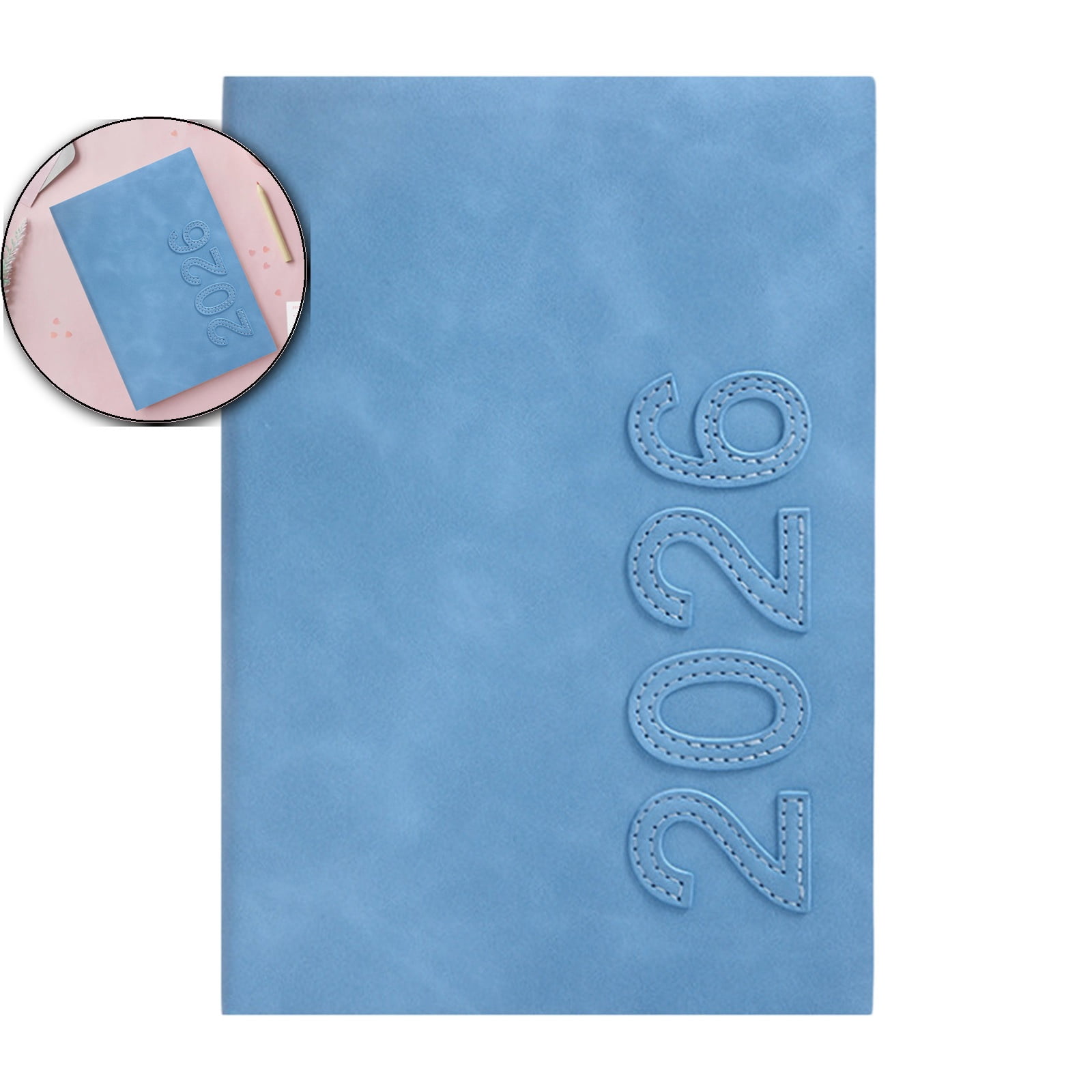 2026 A5 Weekly & Monthly Planner – Faux Leather Schedule Organizer with ...