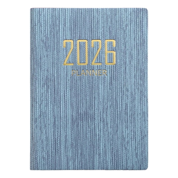 2026 A6 English Calendar Planner, Pocket Edition, 17.3*9.6Cm, Denim ...