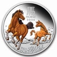 2026 AUS 1 oz Silver Lunar Horse Proof Colorized (w/Box & COA ...