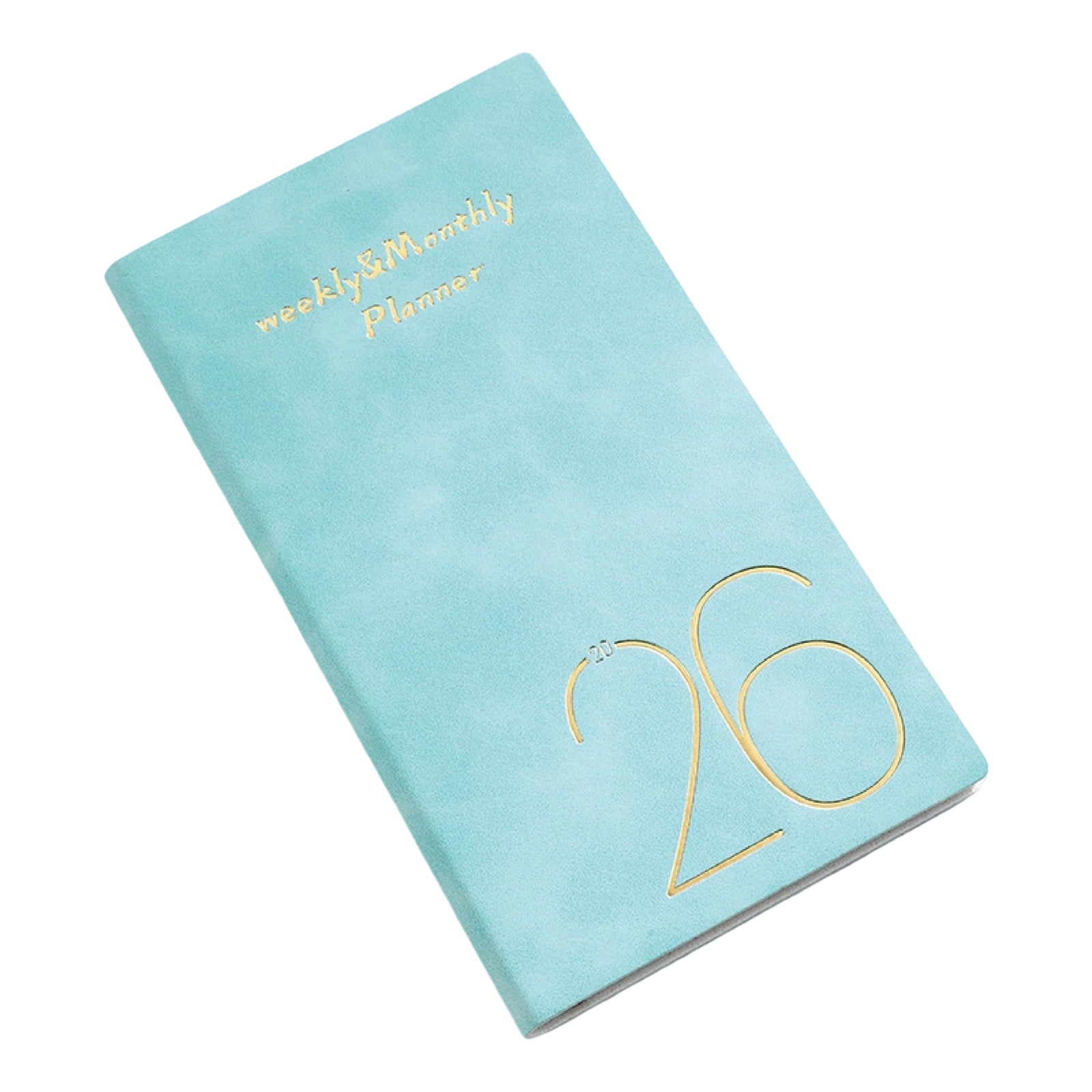 2026 Weekly Monthly Planner Notebook Softcover Leather Academic Planner ...