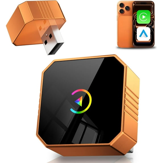 2026 Adapter for , 2-in-1 Plug and Play Converts Wired to , Auto ...