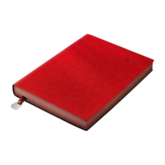 2026 All Year Planning Journal Durability Synthetic Leather Cover Ample ...
