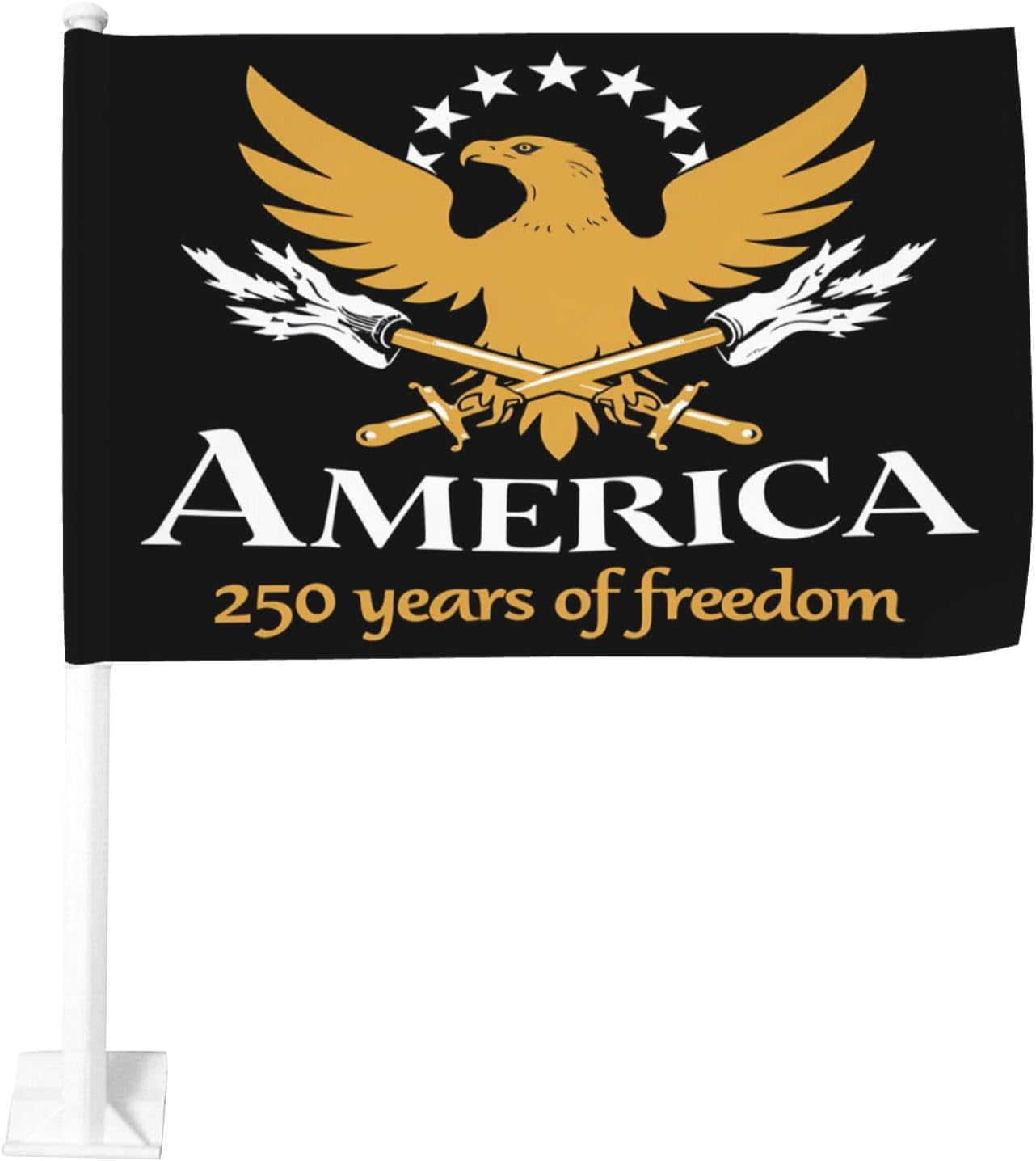 2026 America 250 Years of Freedom Car Flag 12x18 4th of July American ...
