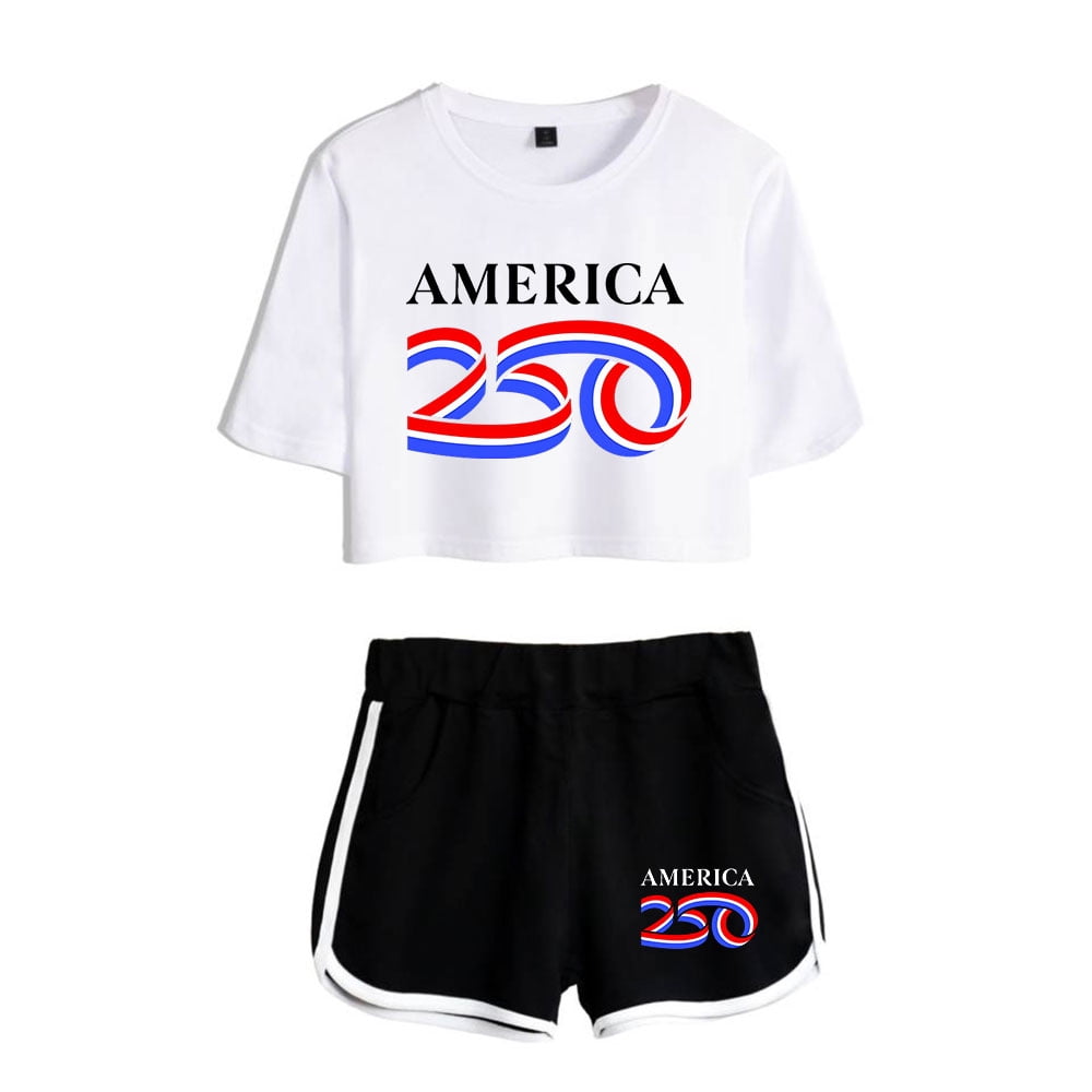 2026 America250 Independence Day Theme Print 2-Piece Outfit – Women’s ...