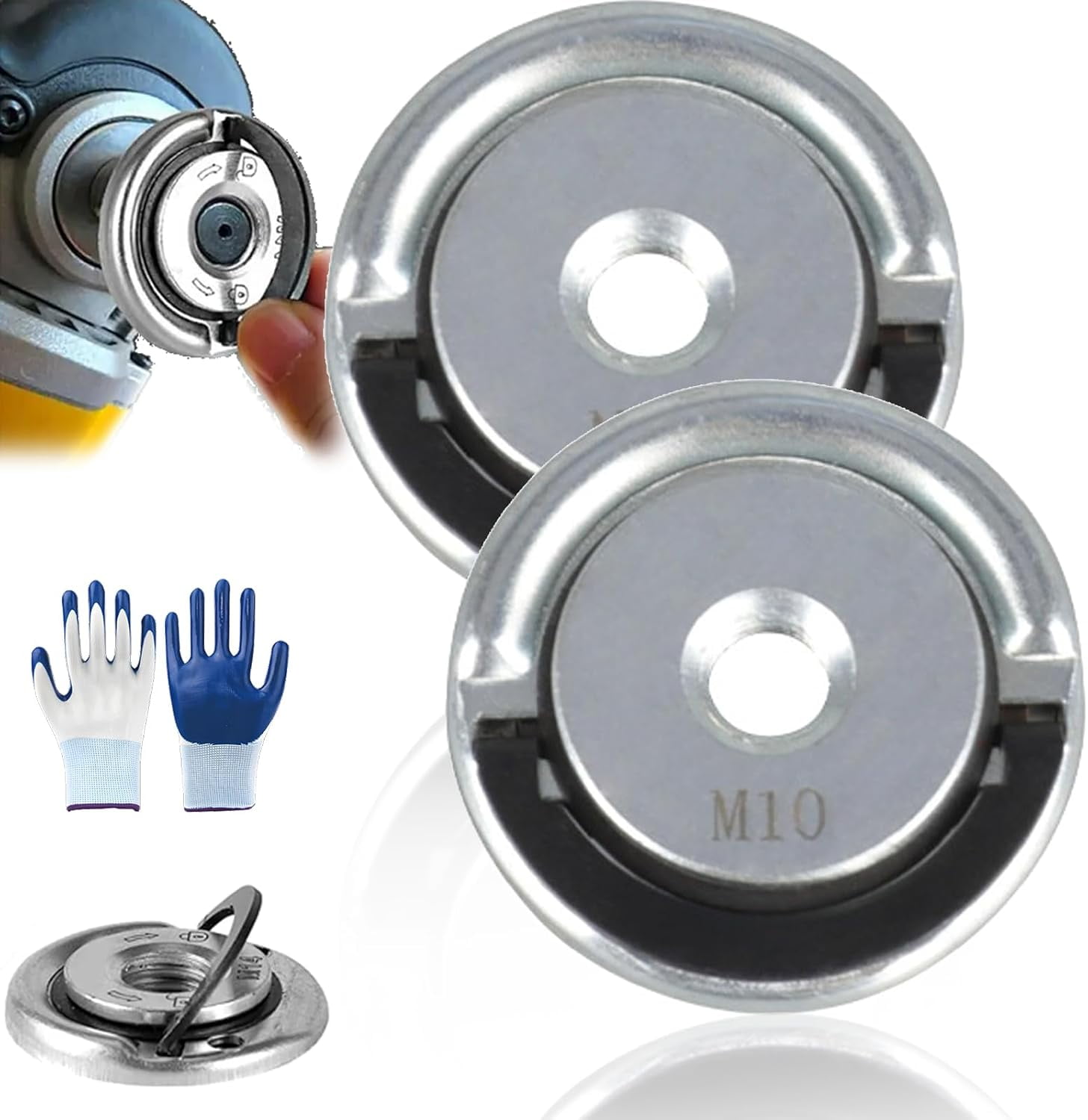 2026 Angle Grinder Flange Nuts with 5/8-11 Inch Thread, Quick Change ...