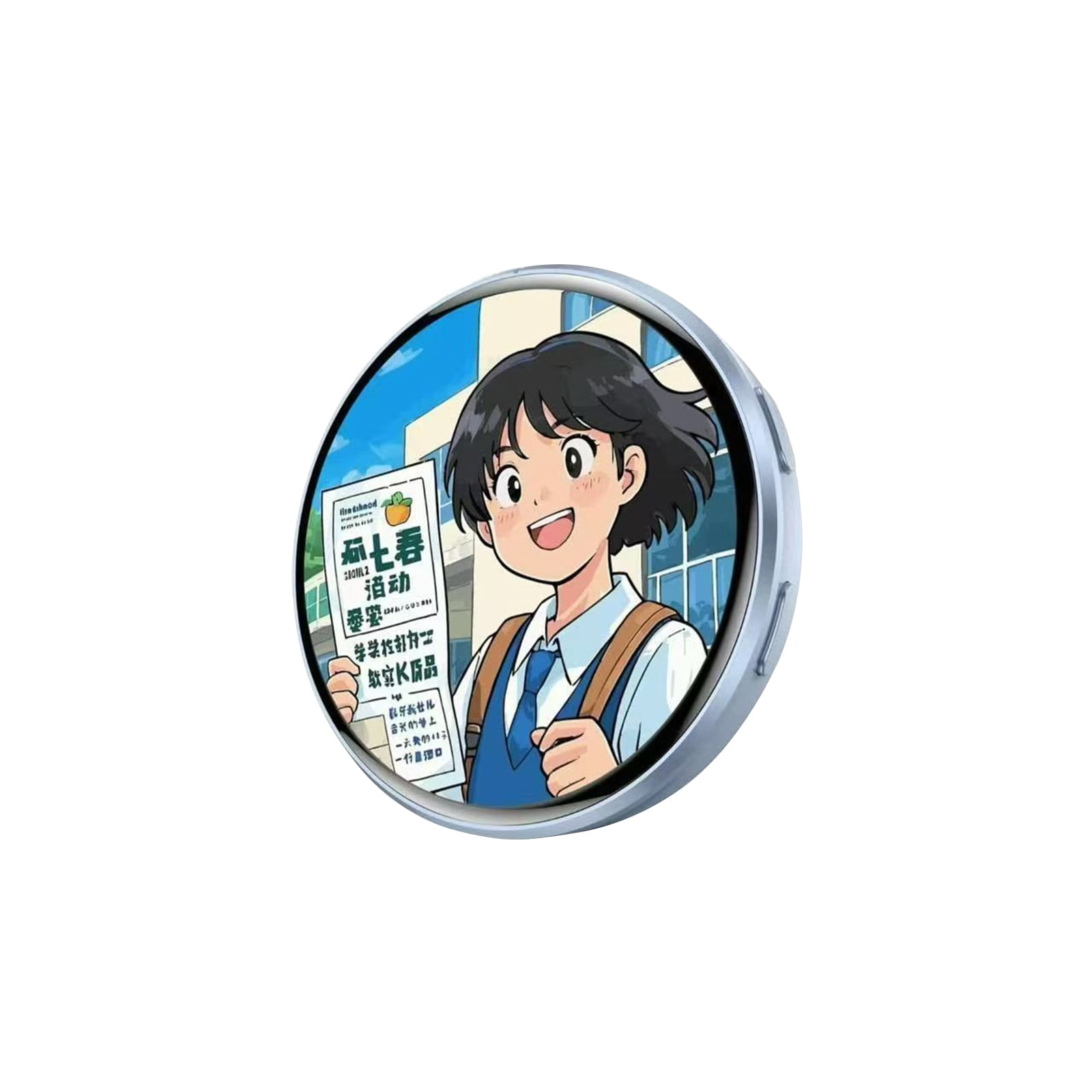 2026 Animes Digital Bluetooth-Compatible Badges,Electronic Button with ...