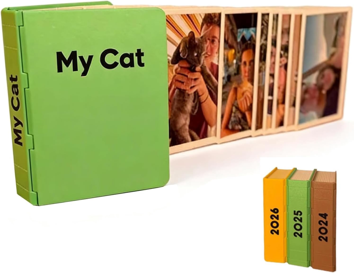 2026 Annual Memory Book, Retractable DIY Accordion Photo Album - Holds ...