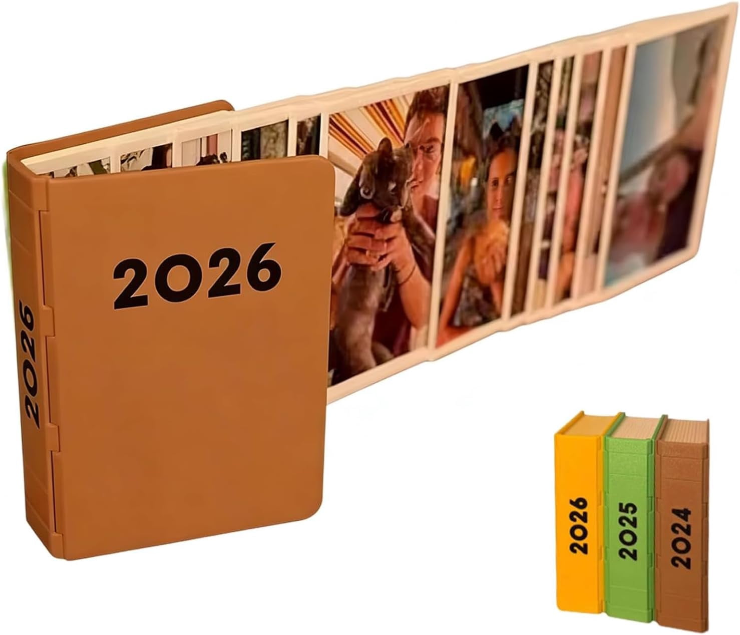 2026 Annual Memory Book, Retractable DIY Accordion Photo Album - Holds ...