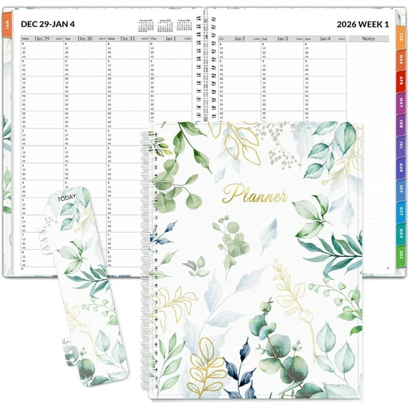 2026 Appointment Book 15-Minute Time Block - Daily, Weekly & Monthly ...