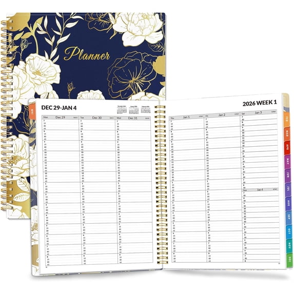 2026 Appointment Book, Quarter-Hourly, Weekly & Monthly - from January ...