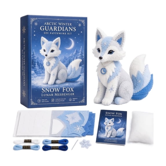 2026 Arctic Winter Guardians DIY Patchwork Kit, Felt Mythical Creature ...