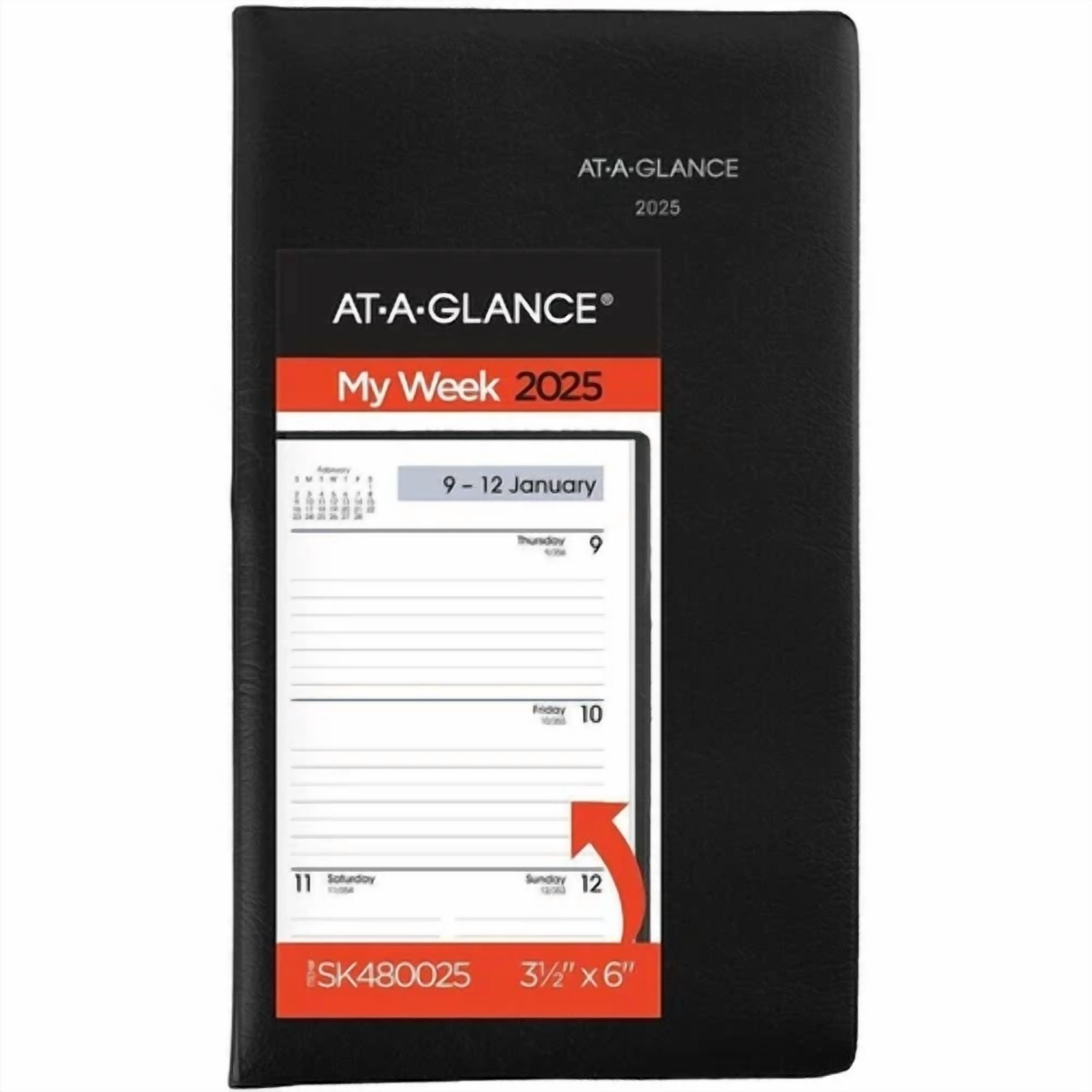 2026 At-A-Glance Dayminder Sk48-00 Weekly Pocket Planner, 3-5/8 X 6-1/ ...