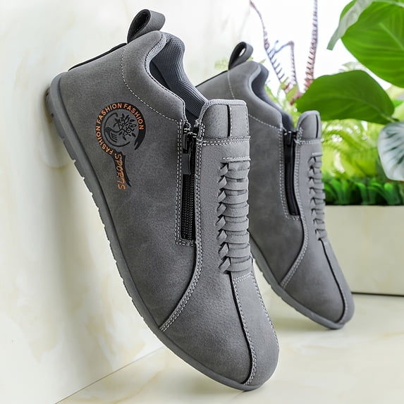 2026 Autumn New Men'S Lightweight Ankle Boots Comfortable Zipper ...