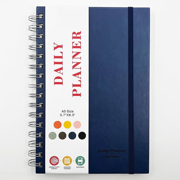 2026 Back to scholsupplies!Blecry Undated Daily Planner with Hourly ...