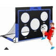 2026 Backyard Soccer Goal, Portable Pop Up Soccer Nets, 2 in 1 Soccer ...