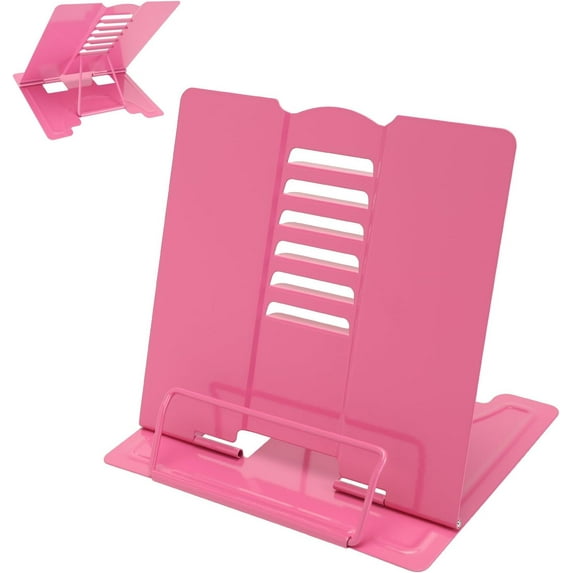 2026 Best Angle Adjustable Metal Book Holder, Foldable Reading Stand ...