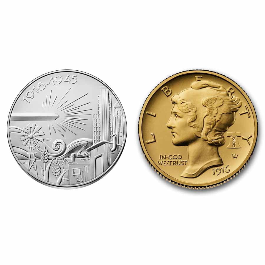 2026 Best of the Mint Gold Mercury Coin & Silver Medal Set (OGP ...