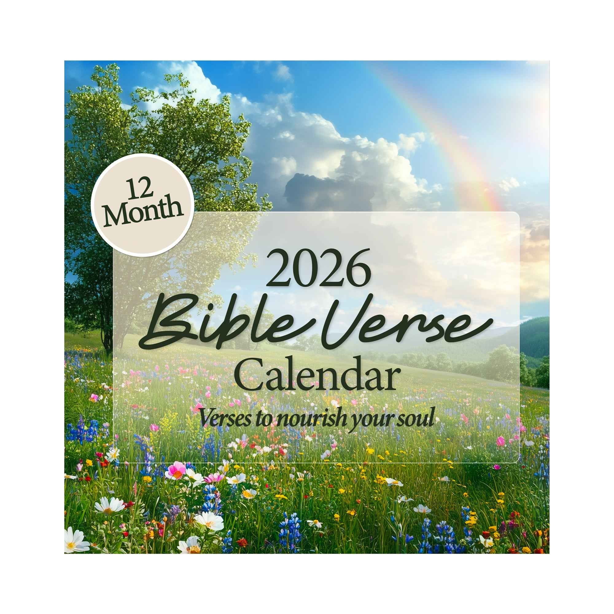 2026 Bible Verse Wall Calendar - Walmart.com