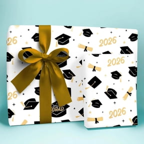 Black Gold Wrapping Paper