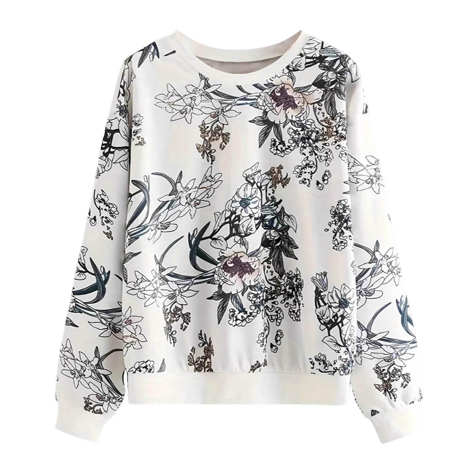2026 Border European And Round Neck Off Shoulder Floral Print ...