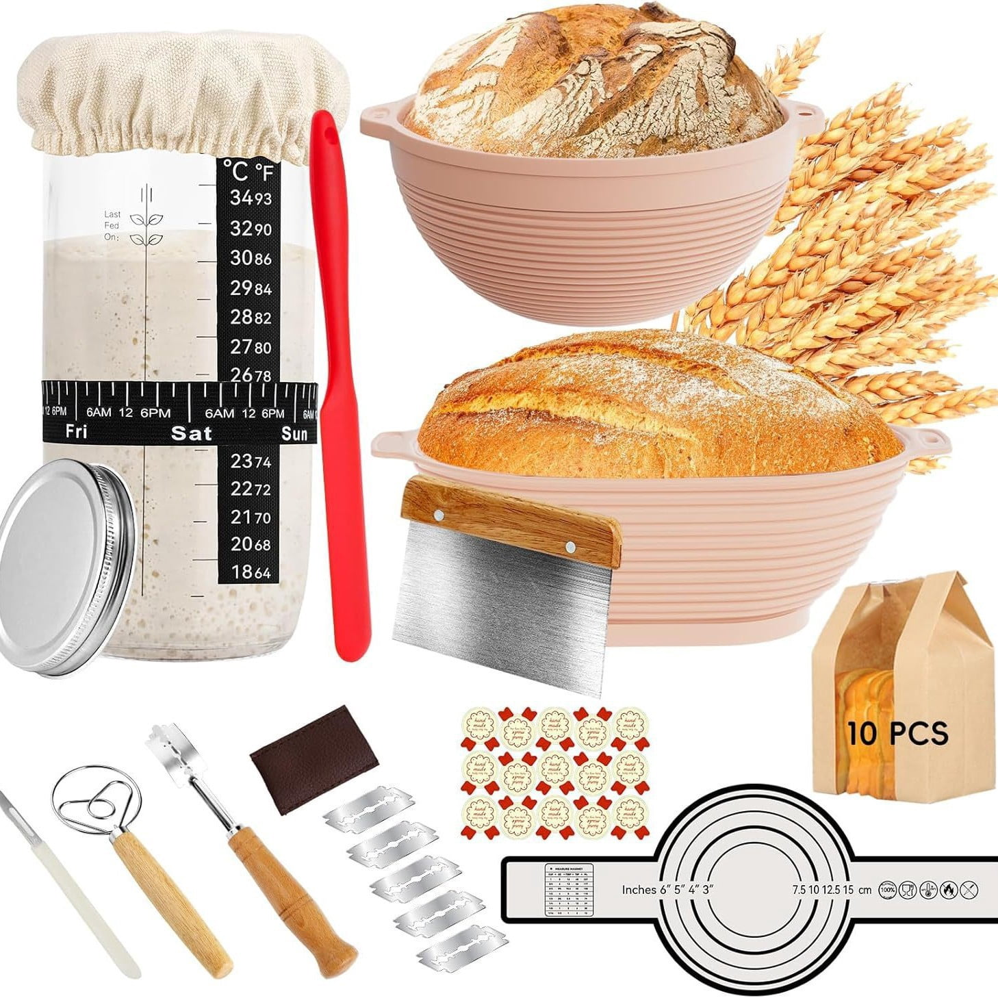 2026 Bread Baking Tools and Supplies Rattan Banneton Fermentation ...